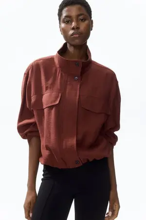 H&m Funnel-collar Jacket