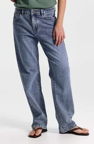 Ronen Chen Mid-rise Relaxed Straight-leg Jeans