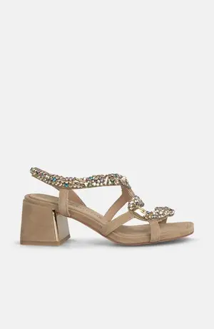 ALMA EN PENA Snake Heel Al - Sand