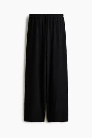 H&m Textured Drawstring Trousers