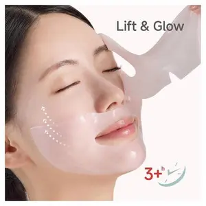 CANDORLOV Face Mask With Pdrn Collagen Overnight Lifting Hydrogel 5 Pack