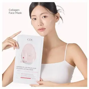 CANDORLOV Face Mask With Pdrn Collagen Overnight Lifting Hydrogel 5 Pack
