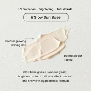 HEIMISH Spf 50 Artless Glow Base Foundation Primer All Skin Types Sun Protection Makeup Base 1.35 Fl Oz
