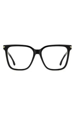 Victoria Beckham Square Frame Eyeglasses - Black Gold