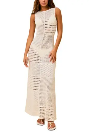 Solid & Striped Morenzo Sleeveless Cover-up Maxi Dress - Brule