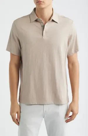 Robert Barakett Brightwood Slub Cotton Polo String