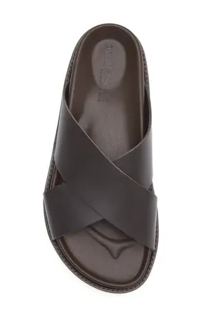 Gentle Souls Braga Cross Strap Slide Sandal