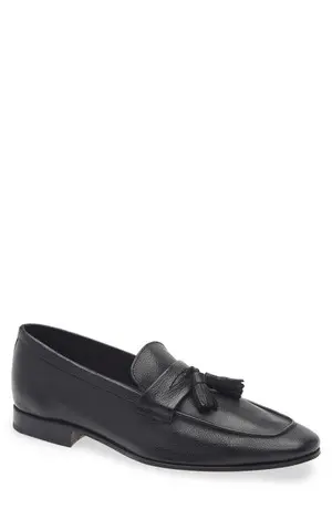 Gentle Souls Guarda Tassel Loafer - Black