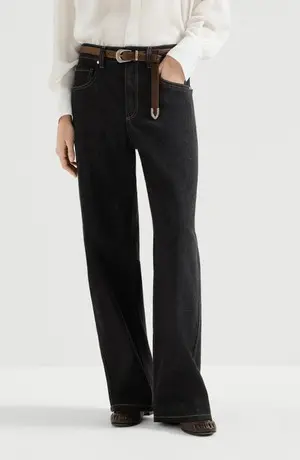 Brunello Cucinelli Loose Barrel Trousers