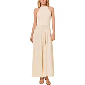 Solid & Striped The Isola Ribbed Maxi Dress - Brule