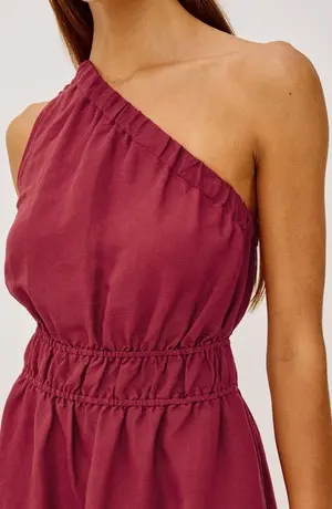 Rails Selani One-shoulder Fit & Flare Midi Dress