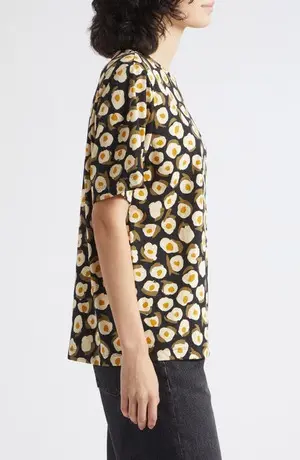 Marimekko Tunnit Pikku Vikuri Print Cotton T-shirt