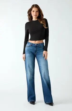 Guess Slouchy Straight Leg Jeans