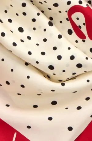 Valentino Garavani Little Stars Print Silk Scarf