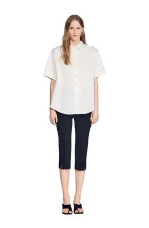 Sandro Pleated Back Shirt
