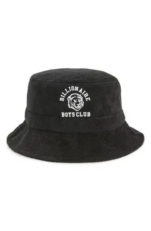 BILLIONAIRE BOYS CLUB Terry Cloth Bucket Hat - Black