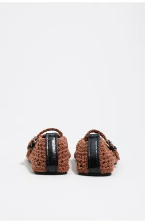 Bimba Y Lola Crochet Flats Ballerina