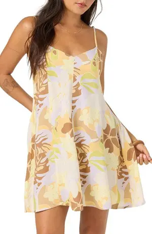 O'Neill Darcy Leah Tropical Print Mini Dress