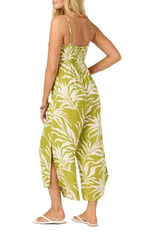 O'Neill Skylar Palm Wide Leg Jumpsuit