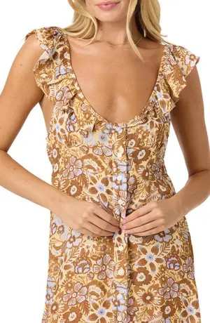 O'Neill Carrington Izabelle Floral Midi Dress