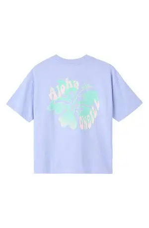 O'Neill Aloha Hibiscus Graphic T-shirt - Blue Jelly