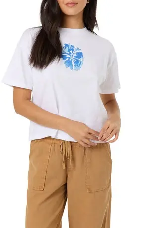 O'Neill Aloha Hibiscus Hawaii Graphic T-shirt - White