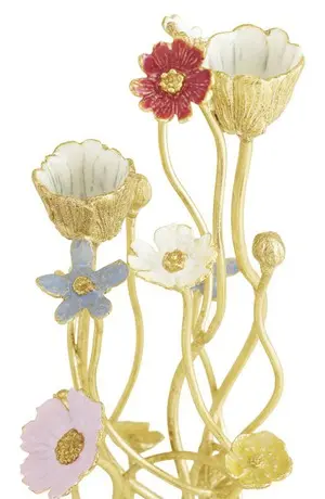 Michael Aram Wildflowers Set Of 2 Candleholders