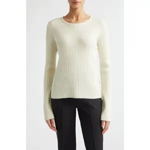 JIL SANDER Wool & Cashmere Sweater - Coconut