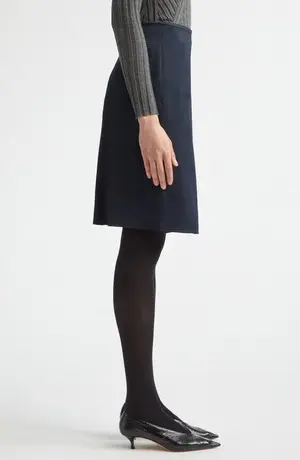 JIL SANDER Sablé Satin A-line Skirt