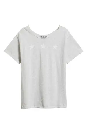 Junk Food Stars Graphic Raw Edge T-shirt
