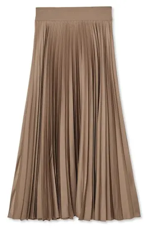 REISS Seren Pleated Maxi Skirt