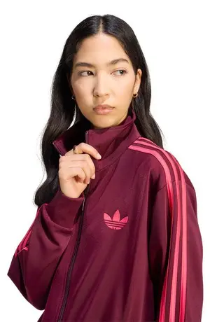 ADIDAS ORIGINALS Firebird Track Jacket - Maroon/power Pink