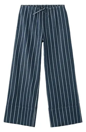 Mango Stripe Drawstring Pants
