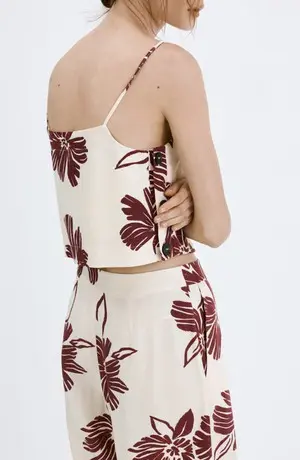 Mango Floral Cotton Tank