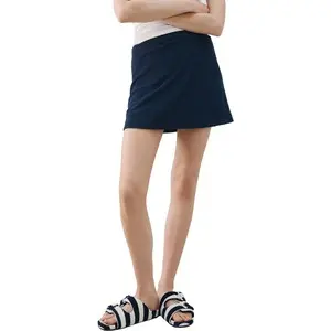 Mango Terry Miniskirt - Blue