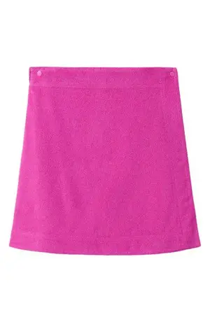 Mango Terry Miniskirt - Fuchsia