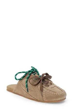 Matisse Devyl Lace-up Mule Taupe
