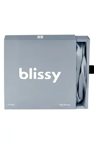 BLISSY Halo Silk Bonnet - Ash Blue