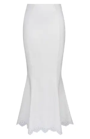 House Of Cb Isorella Eyelet Maxi Skirt