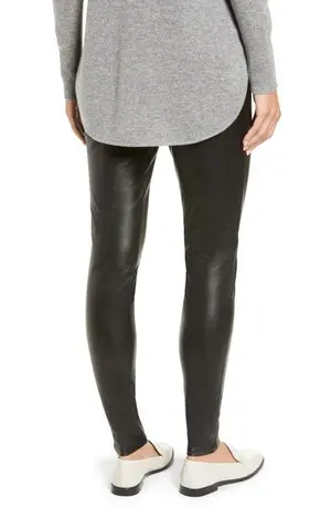 Halogen Faux Leather Leggings