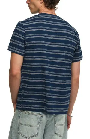 Lucky Brand Stripe Cotton T-shirt