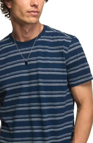 Lucky Brand Stripe Cotton T-shirt