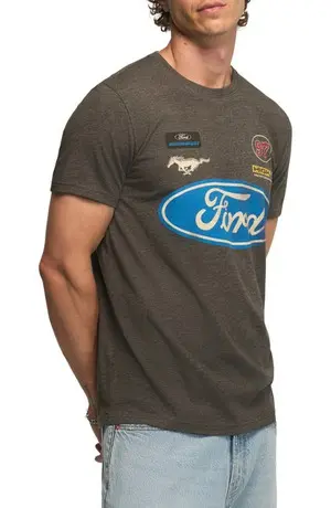 Lucky Brand Ford Racing Cotton Blend Graphic T-shirt