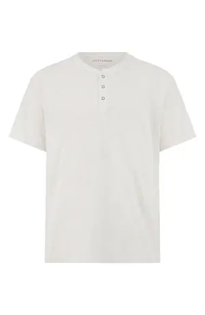 Lucky Brand Weekend Slub Cotton Henley - Bright White