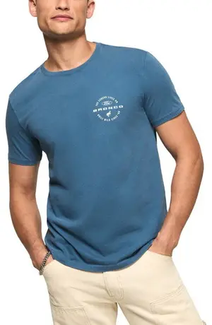Lucky Brand Ford Bronco Graphic Cotton T-shirt - Dark Blue
