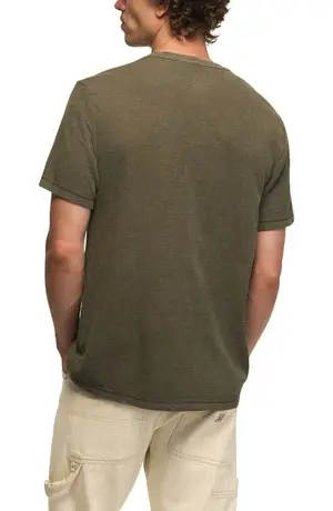 Lucky Brand Textured Pocket T-shirt - Toadstool