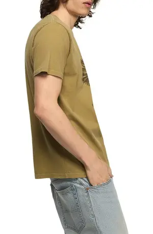 Lucky Brand Born To Lose Wolf Cotton Graphic T-shirt