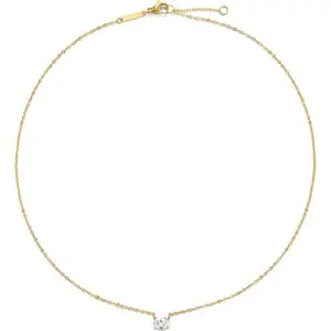 D.LOUISE D. Louise Oval Solitaire Necklace