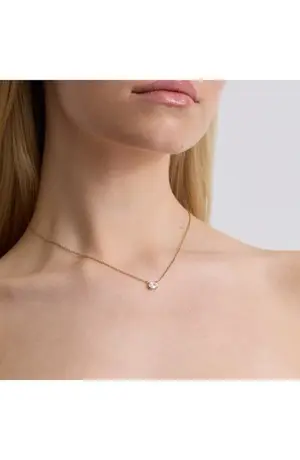 D.LOUISE D. Louise Oval Solitaire Necklace