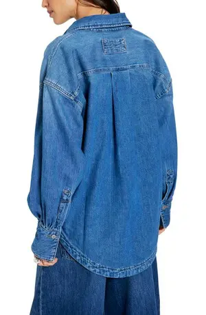 Free People Ashley Denim Shirt